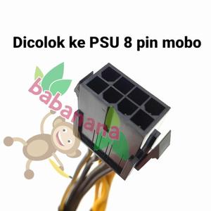 Jual Kabel 8 Pin MOBO to triple 8 Pin PCIE splitter cabang mining ...