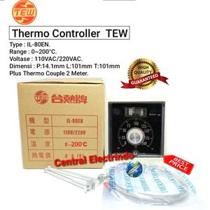 Jual Temperature Controller/Thermo Control TEW IL-80EN 0-200C + Couple ...