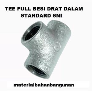 Jual TEE Full Besi 1 1/4 Inch Sambungan Pipa Besi Cabang 3 Welding Las ...