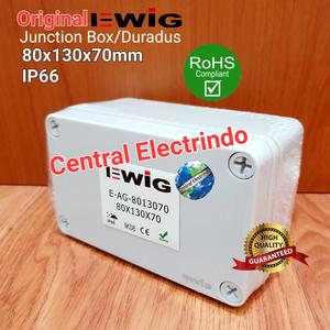 Jual Junction Box AG 80×130×70mm Box Panel Plastik ABS EWIG Polos IP66 ...