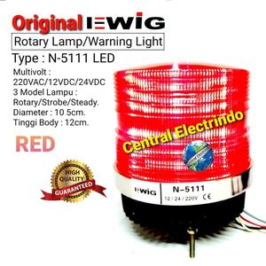 Jual ROTARY LAMP LED MERAH 5" MULTIVOLT 3 TYPE - Kota Tangerang ...