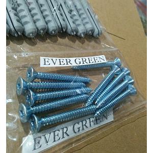 Jual FISER S12 + BAUT SEKRUP 5 cm Verseng (Mata Bor Tembok Beton 12mm ...