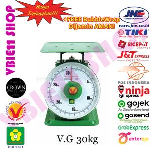 Jual Timbangan NHNO HOA HIJAU Vietnam Quality 30kg Besi Stainless Jarum Analog Manual Duduk ...