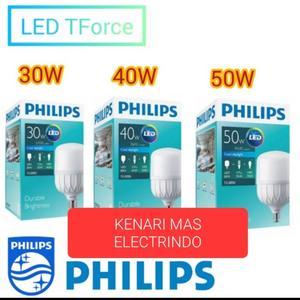 Jual PHILIPS LAMPU LED BULB TFORCE CORE 30W 40W 50W E27 6500K 865 PUTIH ...