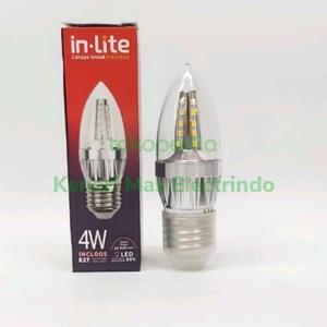 Jual INLITE LAMPU CANDLE LED INCL005 4W 4WATT E27 FITING STANDAR IN ...