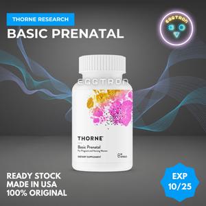 Jual Basic Prenatal Thorne Research 90 hamil menyusui folate multivitamin iron calcium vitamin D ...