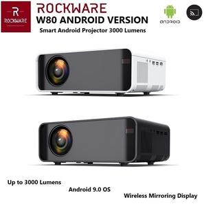 Promo ROCKWARE W80 Proyektor Android Projector 3000 Lumens Alt C9 Android - Hitam Cicil 0% 3x ...