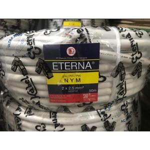 Jual Eterna NYM 2 x 2.5mm 50m Kabel Listrik Putih Kawat Tembaga 2 X 2.5 mm - Kota Surabaya ...