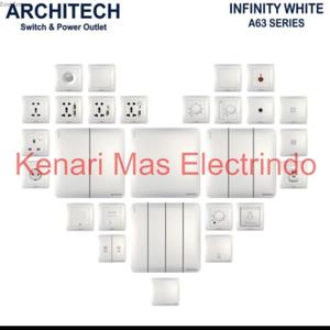 Jual Sopkontak Universal USB ARCHITECH INFINITY WHITE Colokan Inter ...