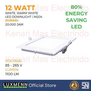 Jual Lampu Downlight LED Kotak/Square Luxmenn, Seri M204, 12 Watt ...