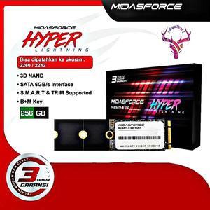 Jual Ssd M2 Sata M.2 Sata Iii 256 Gb Midasforce Hyper Lightning ...