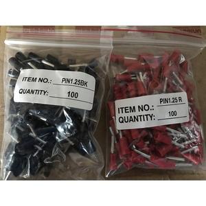 Jual Skun Pin 1.5 mm 1.5mm Tusuk / Jarum Insulated Pin Terminal - Hitam ...