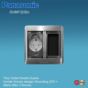 Jual Panasonic Floor Outlet Double Stop Kontak + Blank (Max 3 ...