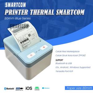 Jual SMARTCOM ~ Printer Thermal Bluetooth 80 MM Label Alamat MARKET PLACE Kertas 80mm Cetak Resi ...