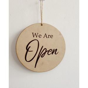Jual Sign Open Closed Kayu / Signage Kayu Open Closed / Papan Tanda ...