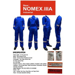 Jual Coverall Wearpack New Nomex lllA Migas Batu bara Pertamina - Merah ...