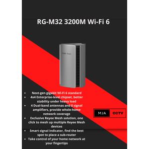 Jual Ruijie Reyee RG-M32 AX3200 WiFi 6 Dual Band Whole Home Mesh Router - Jakarta Timur ...