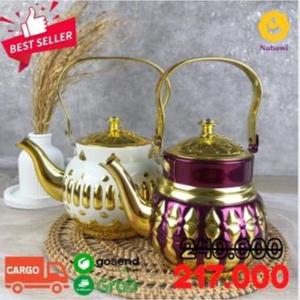 Jual Teko Ukir Warna 1,2 Liter Teko Arab Teko Zam ZamTeko Teh Teko Kopi Nabawi Bandung - Kota ...