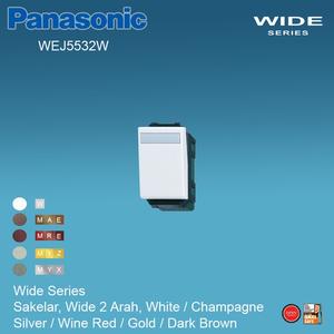 Jual Panasonic Wide Series Sakelar, 2 Arah WEJ5532 - Wine Red - Jakarta ...