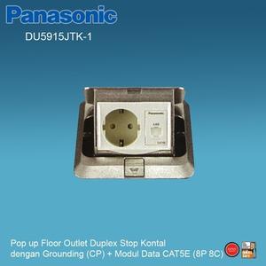 Jual Panasonic Pop up Floor Outlet Stop Kontak + Modul CAT5E DU5915JTK ...
