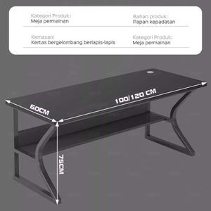 Jual KUCA Fiber Karbon Meja Gaming Meja Komputer Minimalis Modern Meja ...