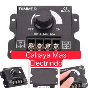 Jual DIMMER LED 30A 360W 12V-24V DIMMER LED STRIP DC 30A - Jakarta ...