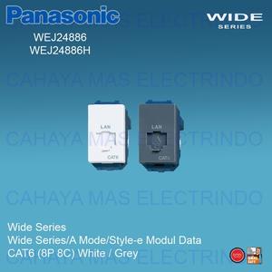 Jual Panasonic Wide Series/A Mode/Style-e Modul Data CAT6 (8P 8C ...