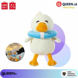 Jual Miniso Diving Duck Plush Toy Bebek Boneka 9Inch Swim Ring Asli 100 ...