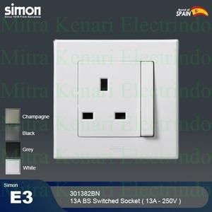 Jual Simon E3 Socket-Outlets 13A BS Switched Socket ( 13A - 250V ...