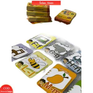 Jual Flash Card Edukasi Anak Mengenal Huruf / ABJAD A - Z (ORIGINAL ...