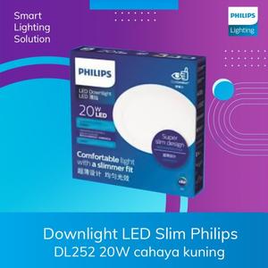 Jual DOWNLIGHT LED PANEL SLIM DL252 EC RD 20W 20WATT 8"INCH 65K/30K ...