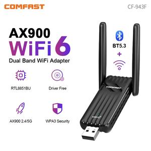 Jual COMFAST AX900 WiFi 6 USB Adapter Bluetooth BT5.3 Dual Band 2.4 ...