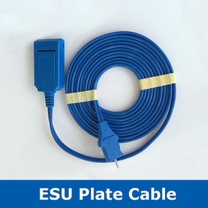 Jual Two Hole Plug Reusable ESU Plate Cable High-frequency electrode ...