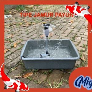Jual PAKET POMPA AIR MANCUR TIPE PAYUNG JAMUR kolam ikan mini taman ...