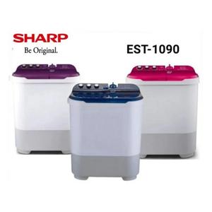 Jual MESIN CUCI SHARP EST 1090 10 KG 2 TABUNG 1090 10KG DOLPHINWAVE ...