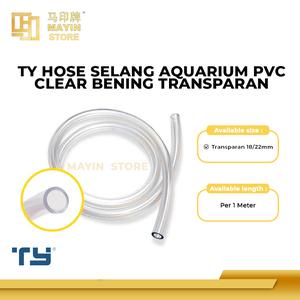 Promo TY Clear Hose - Selang Aquarium PVC Bening Transparan - Jakarta ...