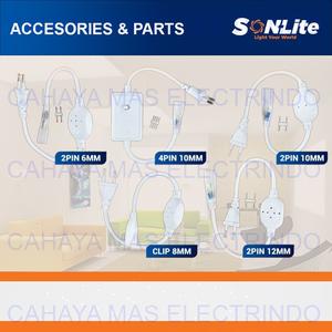 Jual SONLITE LED Socket Lampu LED Strips Selang 2835 / 5050 - 2Pin 6MM ...