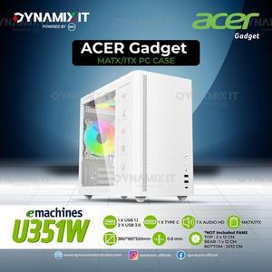 Jual ACER Gadget Emachines U351 Tempered Glass micro-ATX PC Case ...