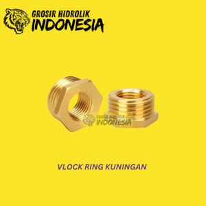 Jual 1/2'' x 1/4'' VLOCK RING KUNINGAN / BUSHING KUNINGAN 1/2'' MALE X ...