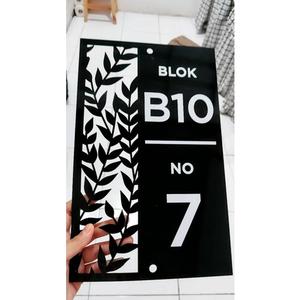 Jual Papan Alamat Rumah Custom Nomor No Rumah Acrylic Akrilik Estetik ...