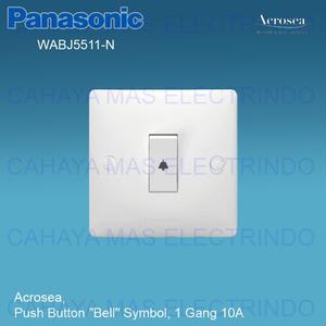 Jual Panasonic Acrosea Push Button "Bell" Symbol, 1 Gang 10A WABJ5511-N - Jakarta Pusat - Cahaya ...