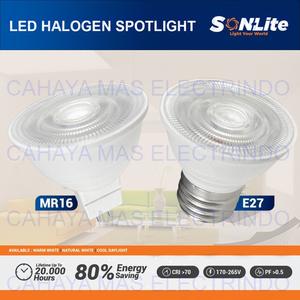Jual SONLITE LED Lampu Halogen Spotlight 7Watt MR16 / E27 3000K 4000K ...