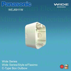 Jual Panasonic Wide Series/Style-e/Flasimo C-Type Box Outbow WEJ6911W ...