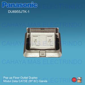 Jual Panasonic Pop up Floor Outlet Modul Data CAT5E Ganda DU6955JTK-1 ...