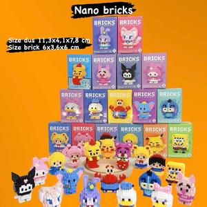 Jual Nano Block Model DIY Karakter Balok Susun Edukasi Anak Bricks Mini ...