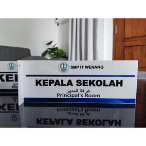 Jual Papan Akrilik Custom | Papan Model T Akrilik | Papan Nama Ruang ...
