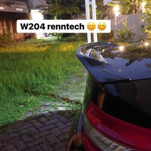 Jual Ducktail Spoiler Mercedes Benz W204 Renntech Plastik ABS Import ...