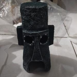 Jual aquarium hiasan rumah squidward topeng umpat ikan kecil spongebob ...