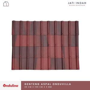 Jual ONDUVILLA Genteng Aspal Bitumen Ringan Banyak Warna / Onduline ...