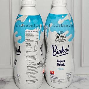 Jual Biokul Drink Yogurt Plain 1Liter.. Yogurt Cair Rasa Plain 1Liter ...